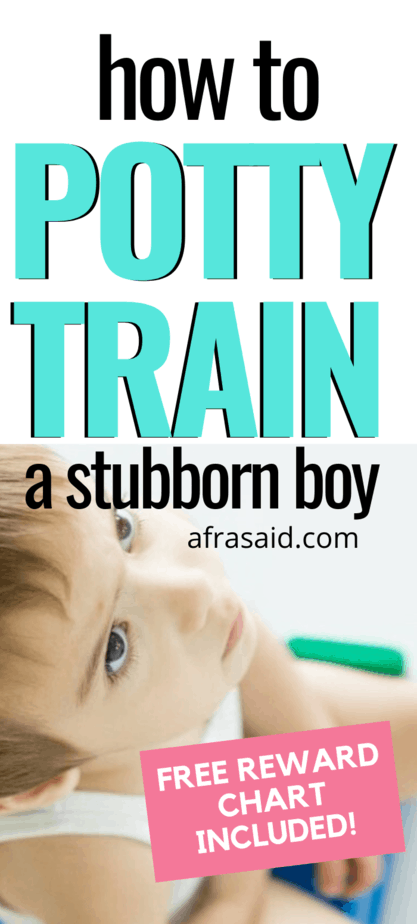 How To Potty Train A Stubborn Boy